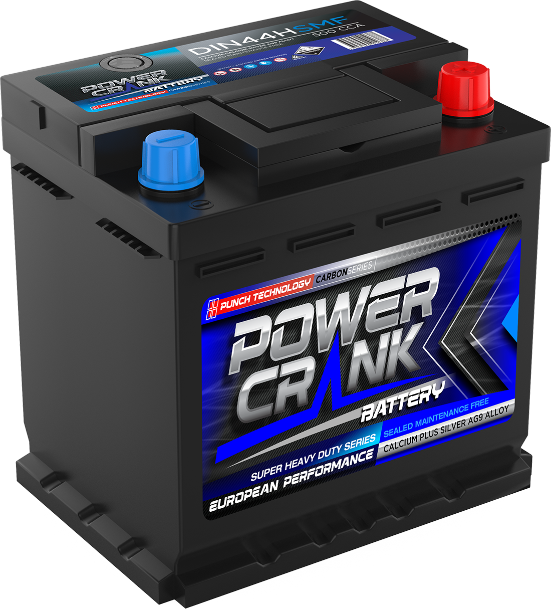 DIN44HRSMF EUROPEAN SERIES STARTING BATTERY – Power Crank Batteries