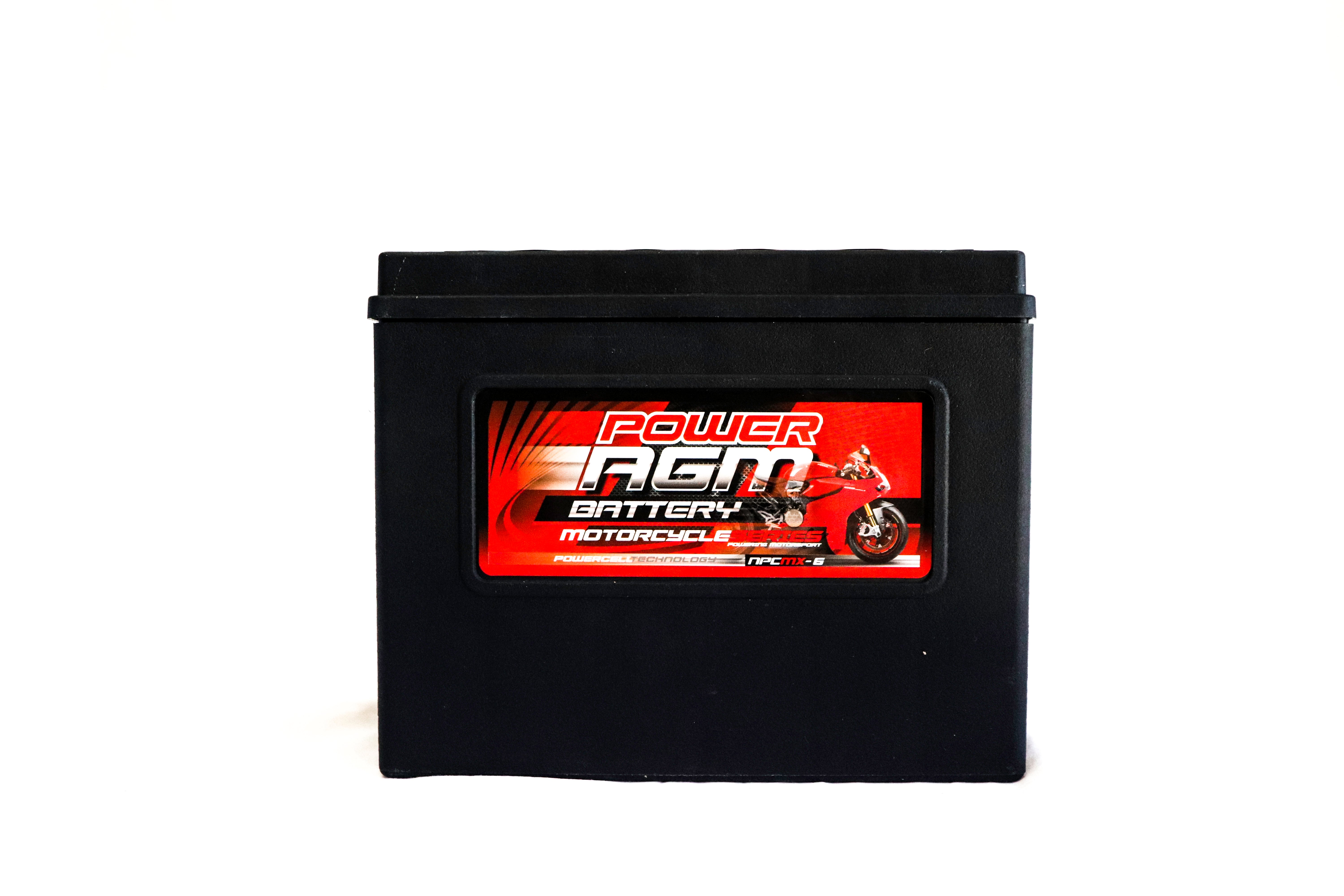 POWER AGM MX-6 MOTOR CYCLE BATTERY – Power Crank Batteries